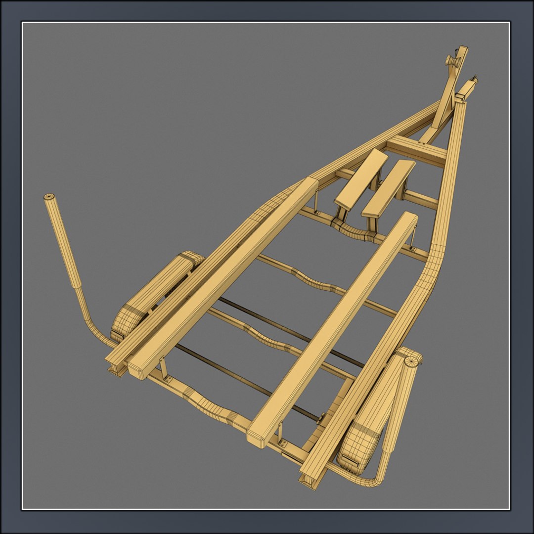 3d Model Boat Trailer