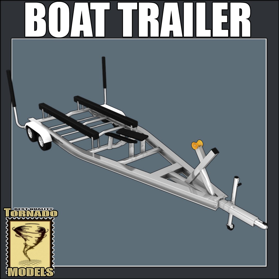 3d Model Boat Trailer
