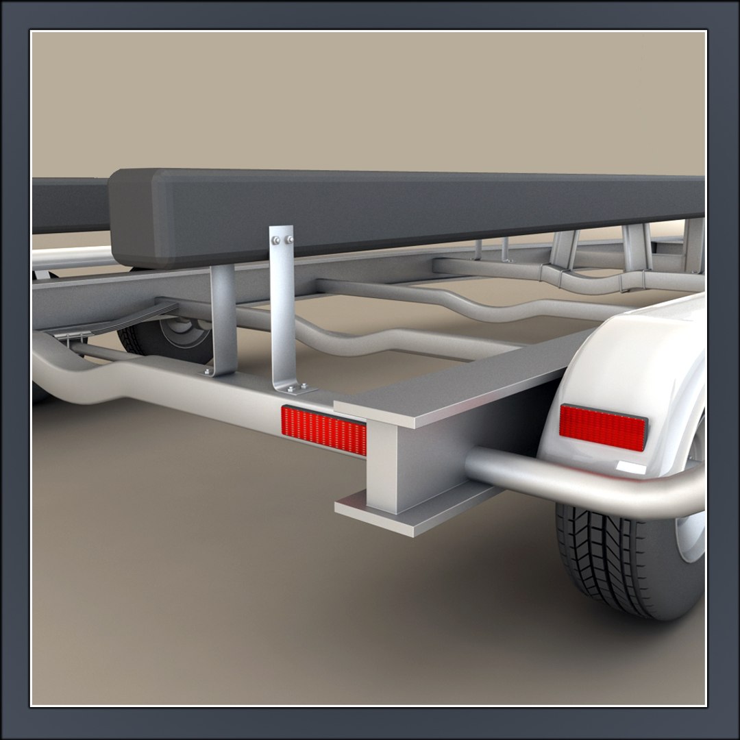 3d Model Boat Trailer
