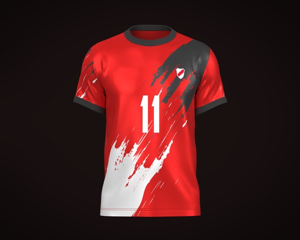 3D Soccer Football Red color Jersey Player-11 - TurboSquid 2037703