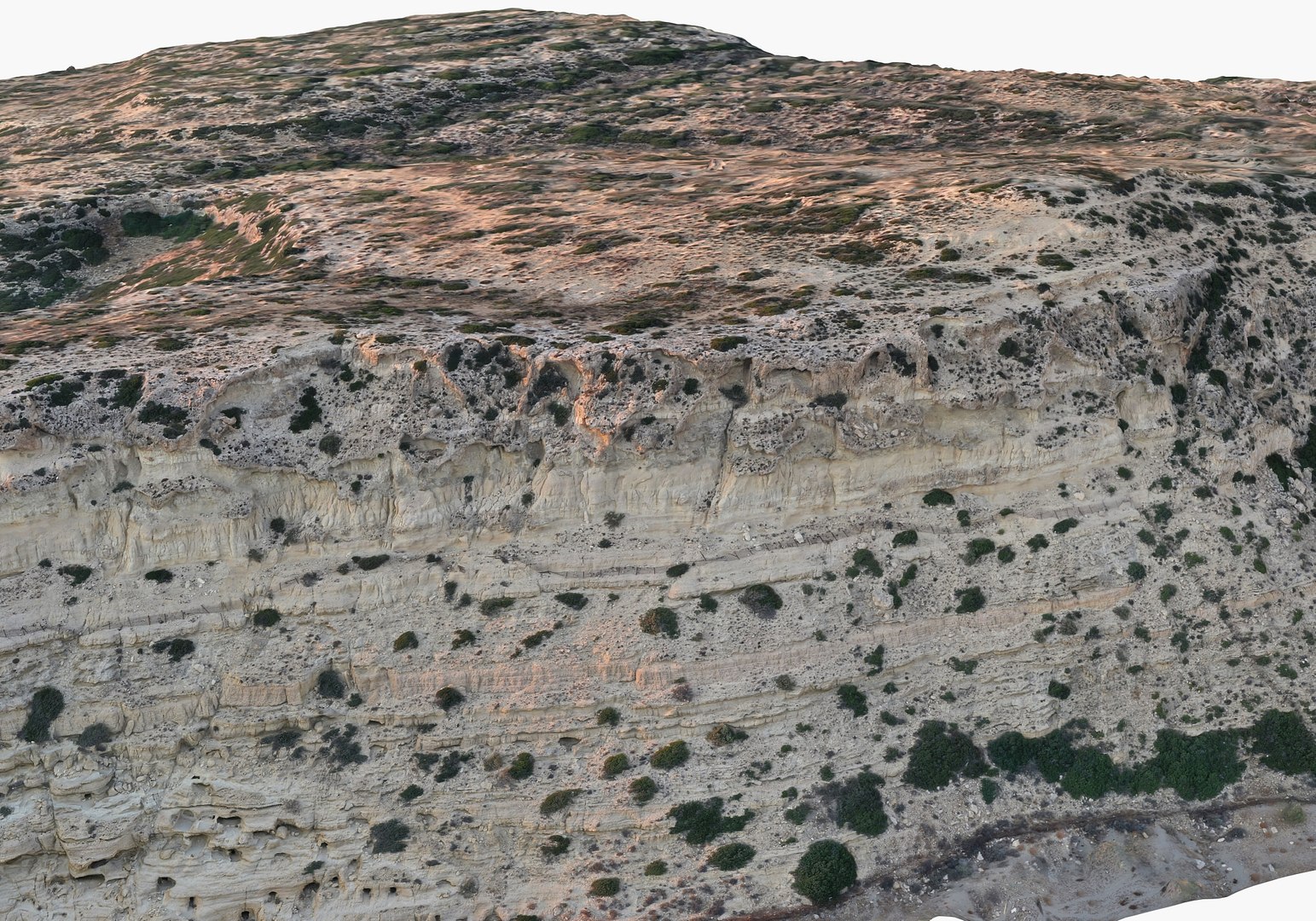 3D Clif On A Beautiful Island Model - TurboSquid 1985198