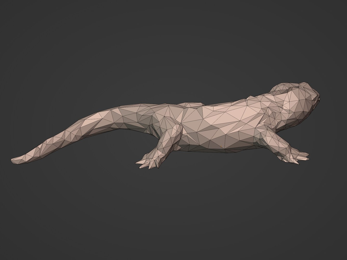 3D Low Polygon Lizard Model - TurboSquid 1872485