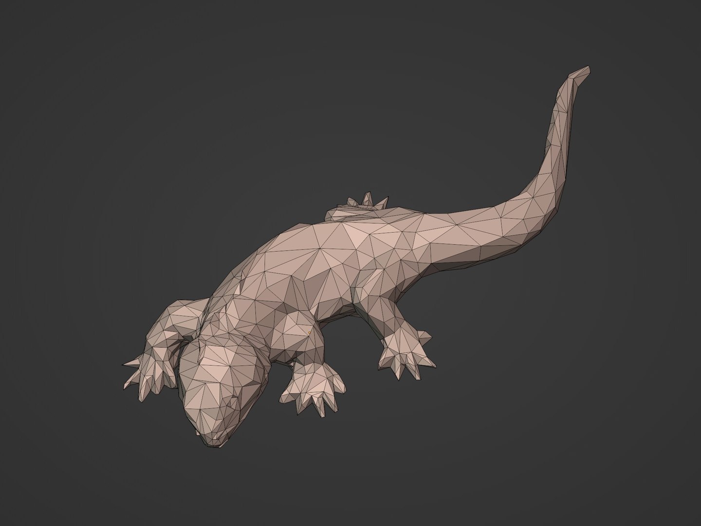 3D Low Polygon Lizard Model - TurboSquid 1872485