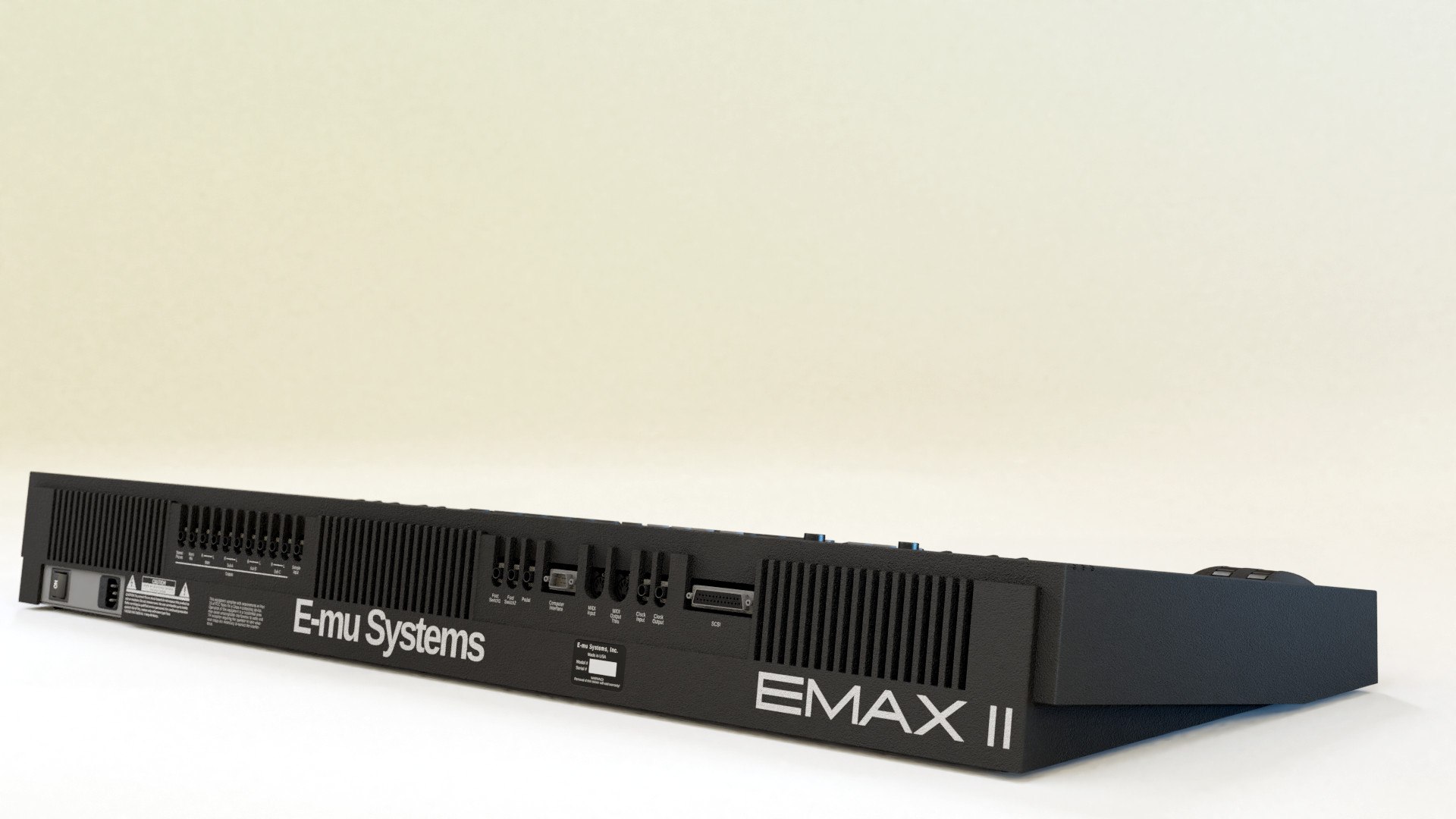 3D Emax Ii E-mu Model - TurboSquid 1710001