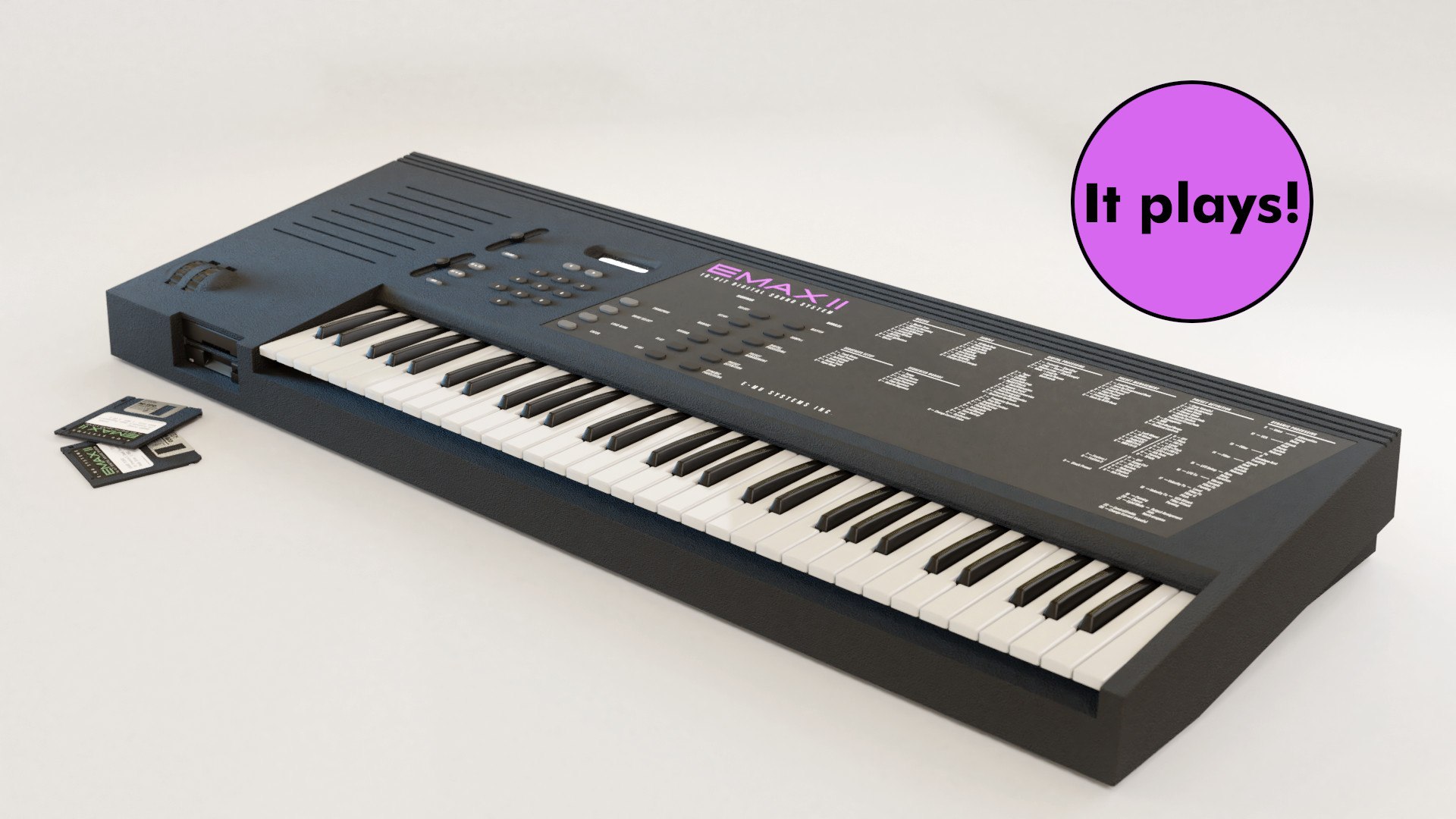 3D Emax Ii E-mu Model - TurboSquid 1710001