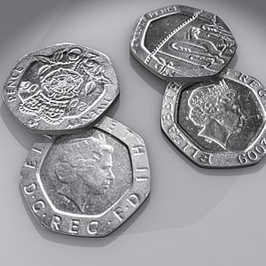 20p Coin 3D Models for Download | TurboSquid