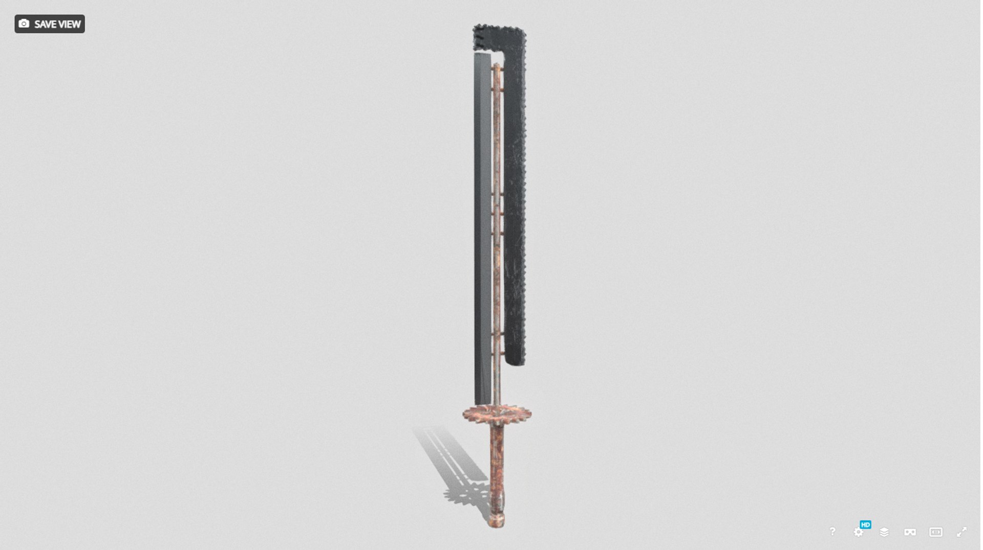 3D Sword Post-Apocalyptic Model - TurboSquid 2084495
