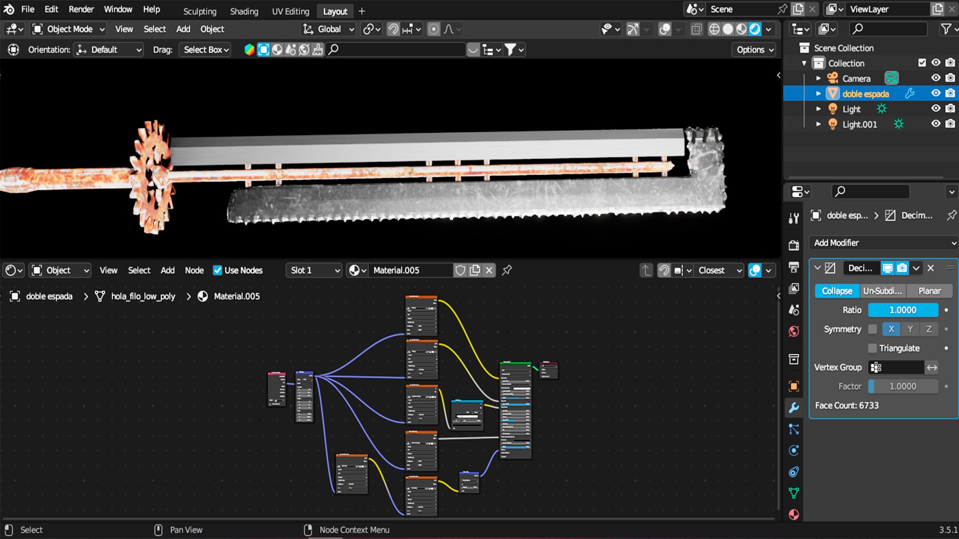 3D Sword Post-Apocalyptic Model - TurboSquid 2084495