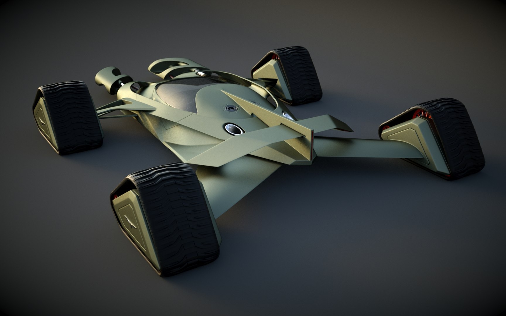 3ds Max Fighter Tank