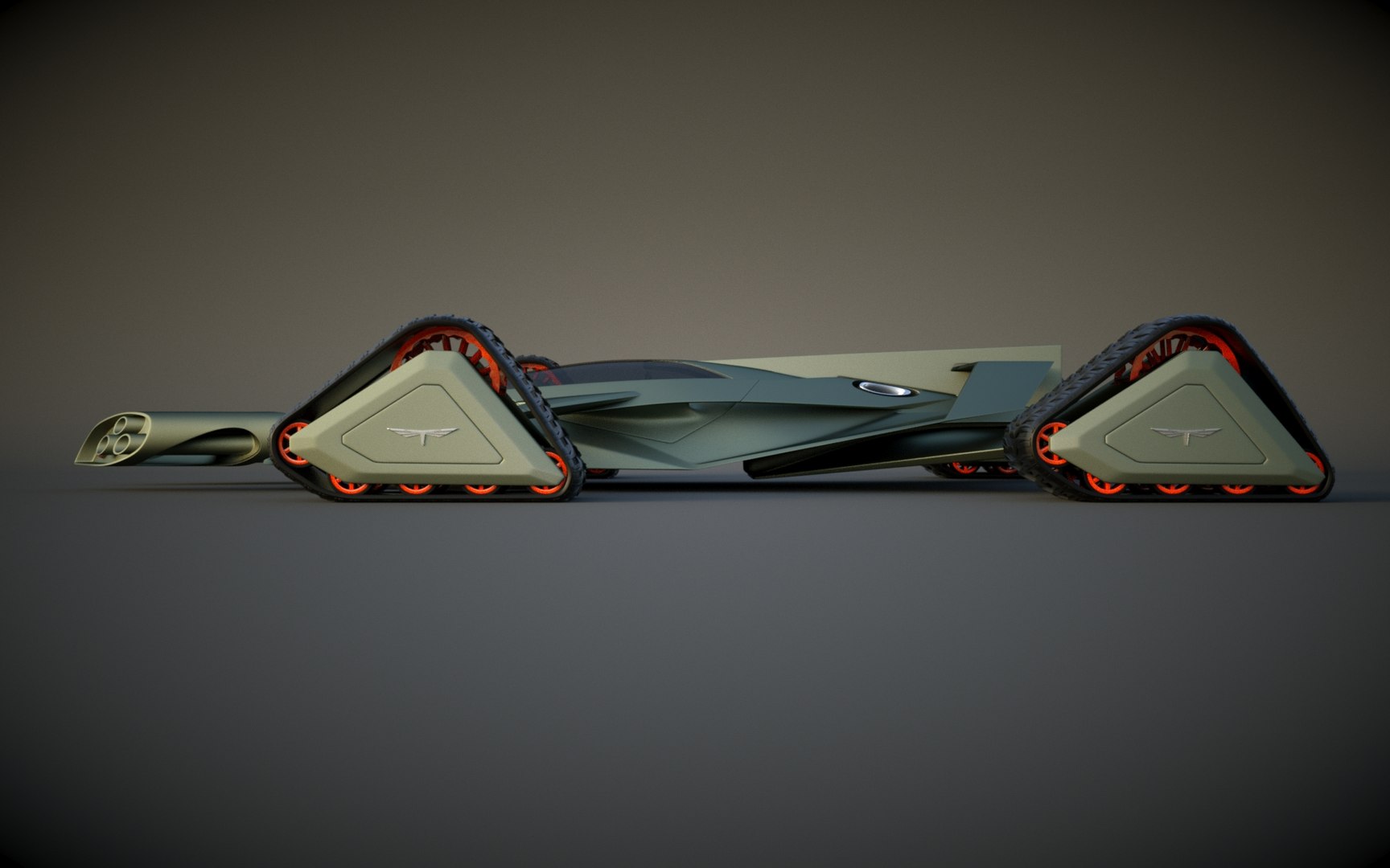3ds Max Fighter Tank