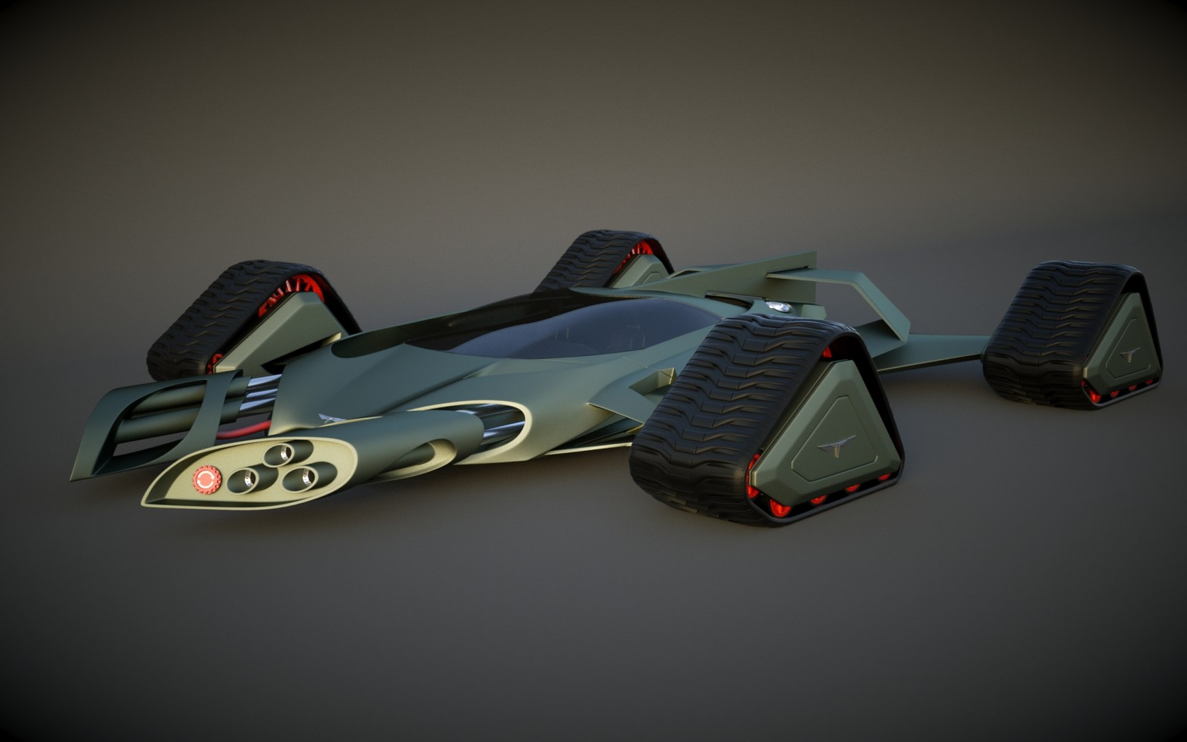 3ds Max Fighter Tank