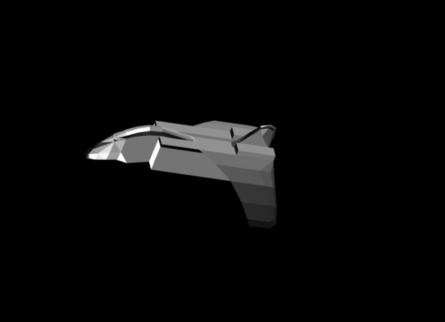 3d Model Simple Jet Plane