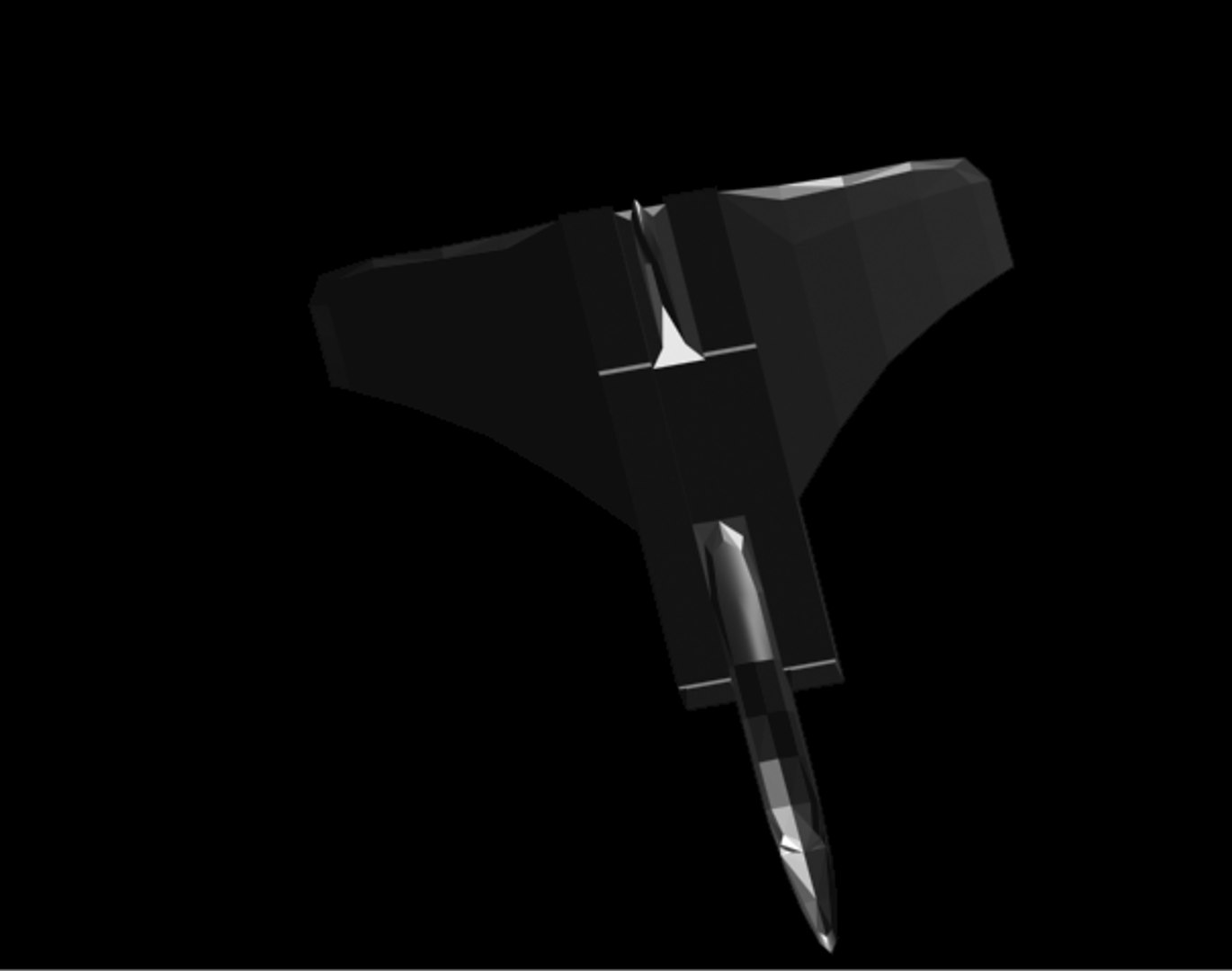 3d Model Simple Jet Plane