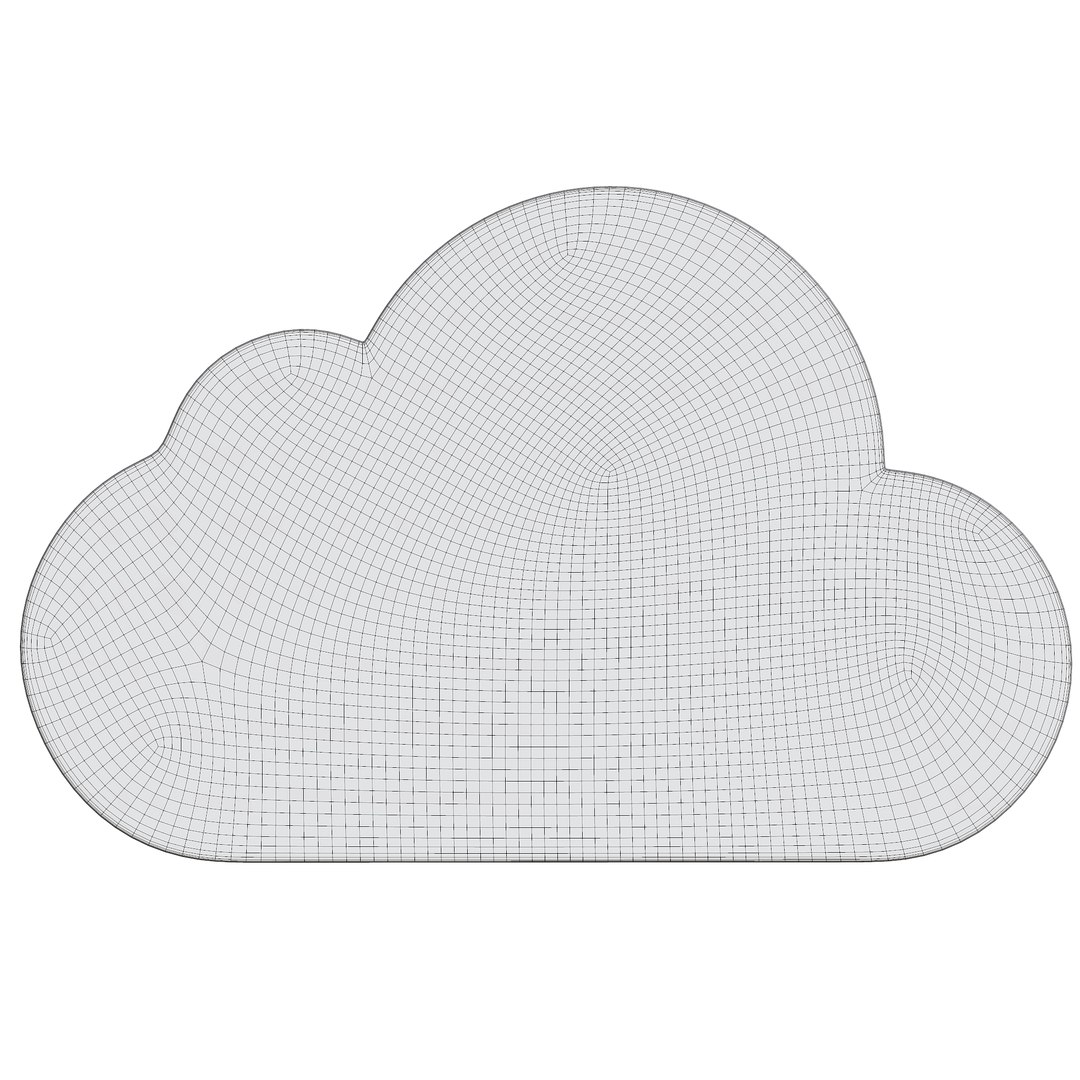 Cloud 3d icon 3D model - TurboSquid 1837721