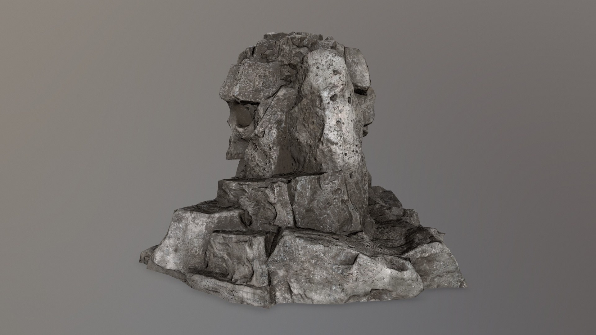 3D skull cave - TurboSquid 1432061