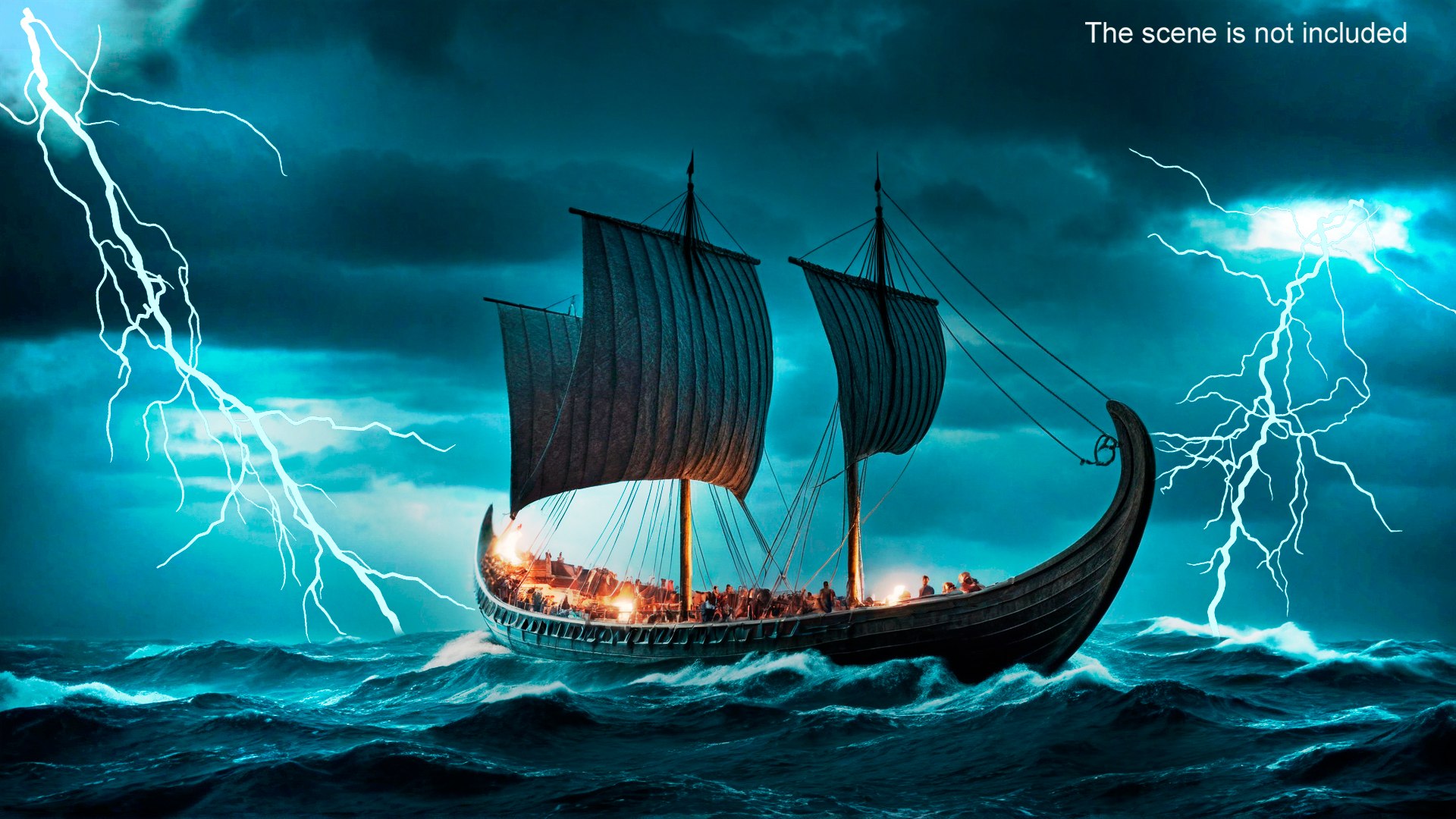 3D Cartoon Lightning Strike Model - TurboSquid 2288076