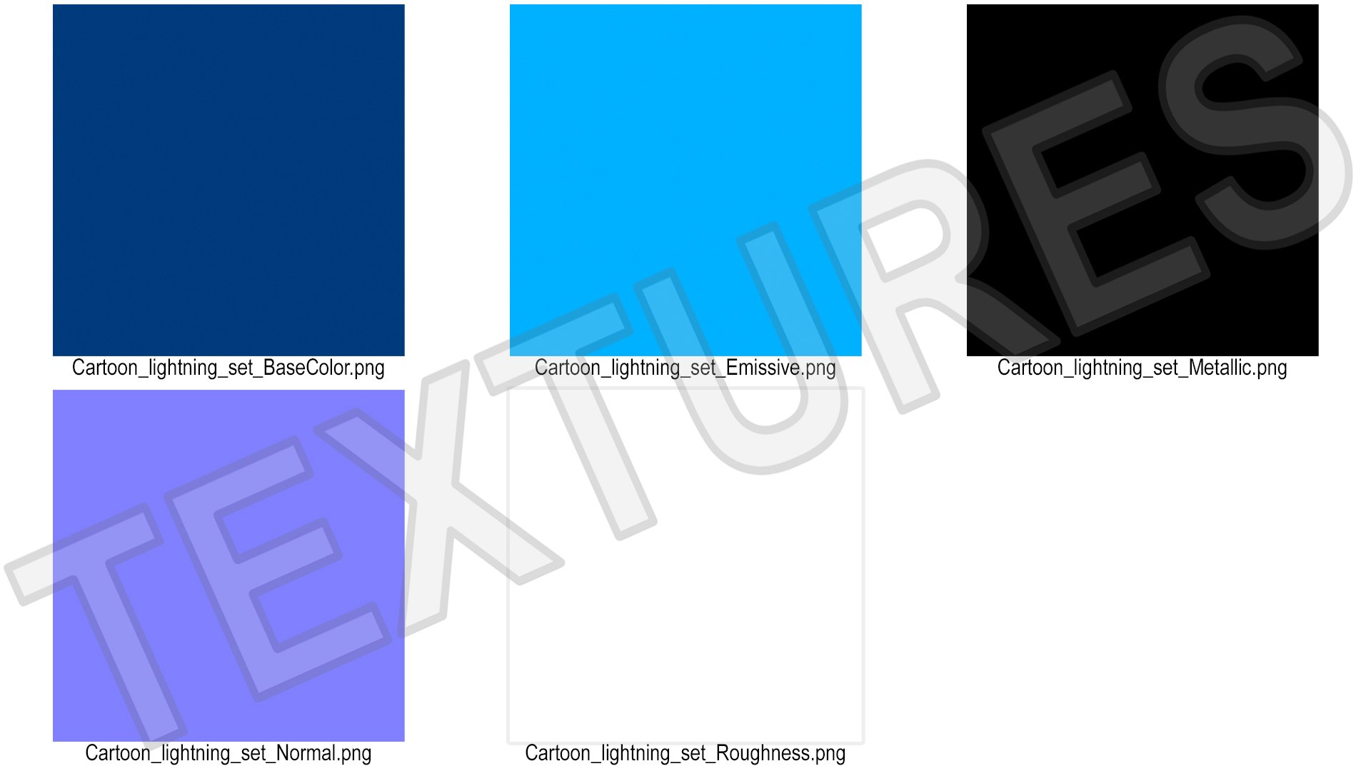 3D Cartoon Lightning Strike Model - TurboSquid 2288076
