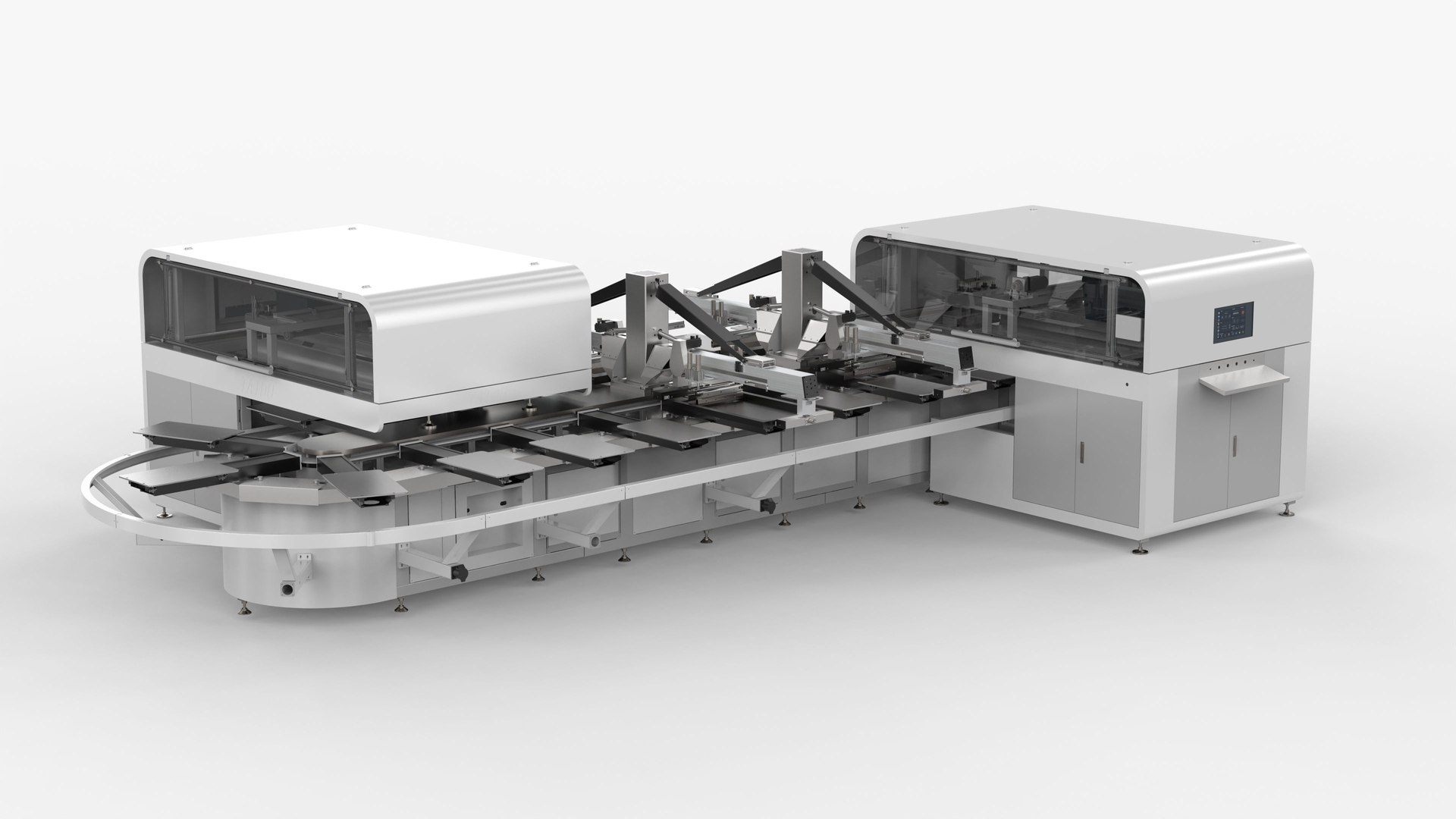 Fully Automatic Oval Printing Machine 3D Model - TurboSquid 2040835