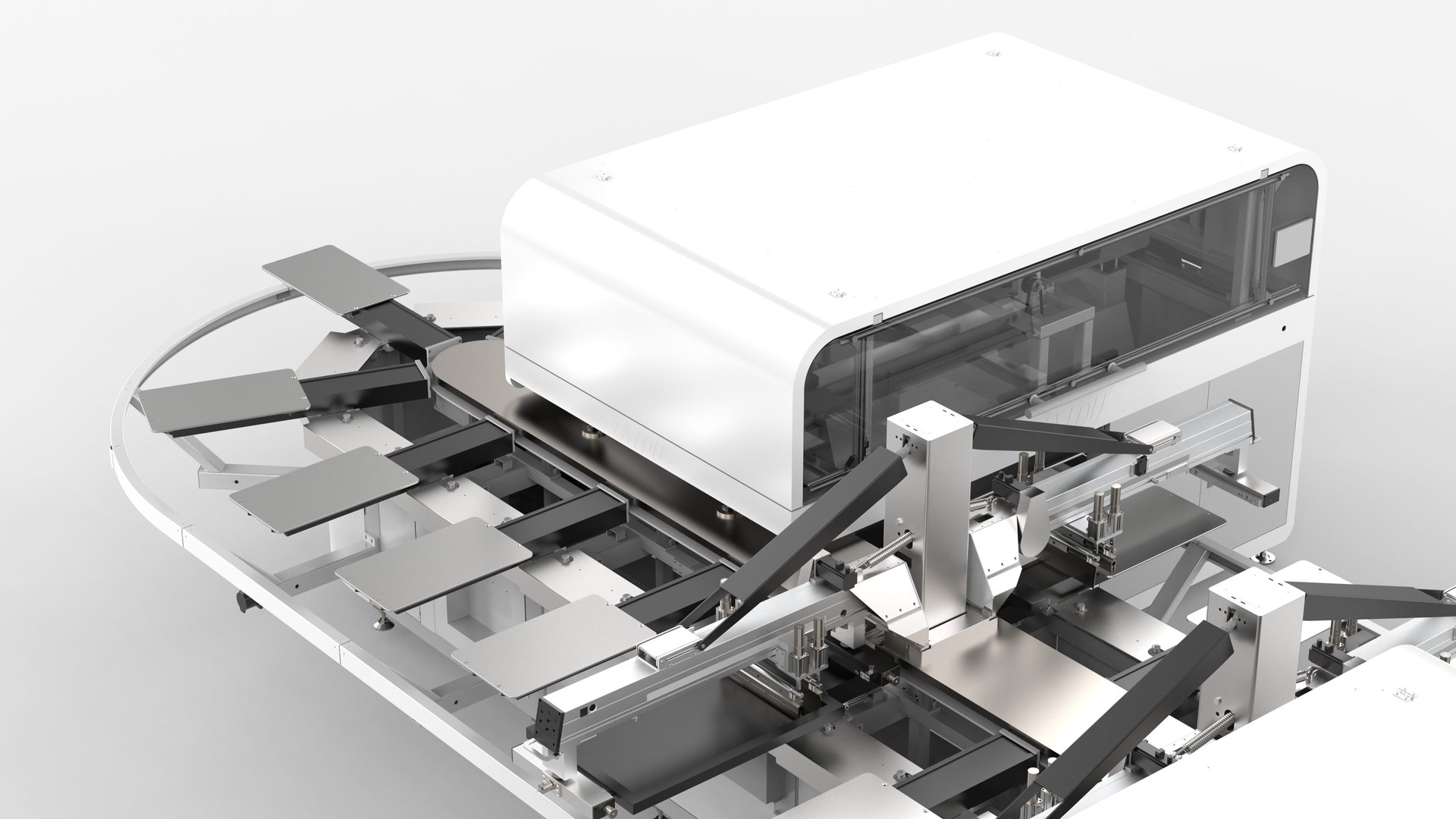 Fully Automatic Oval Printing Machine 3D Model - TurboSquid 2040835