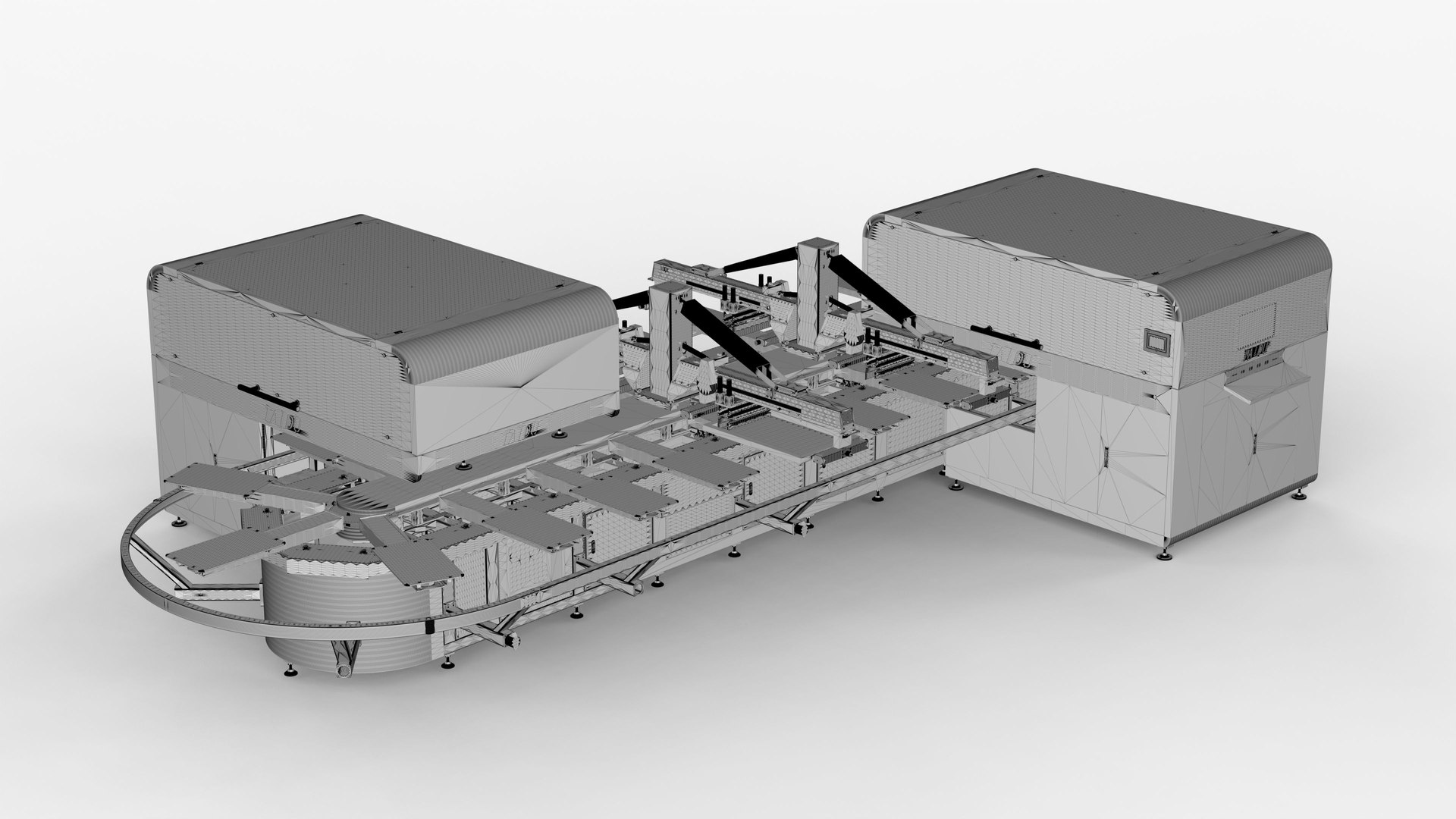 Fully Automatic Oval Printing Machine 3D Model - TurboSquid 2040835