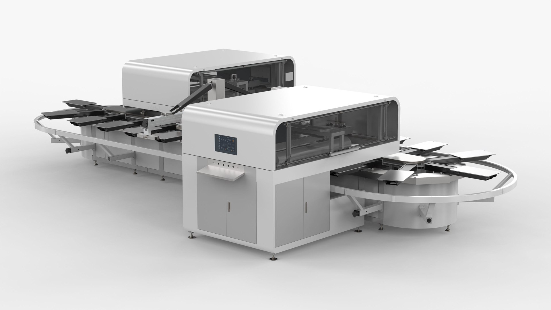 Fully Automatic Oval Printing Machine 3D Model - TurboSquid 2040835