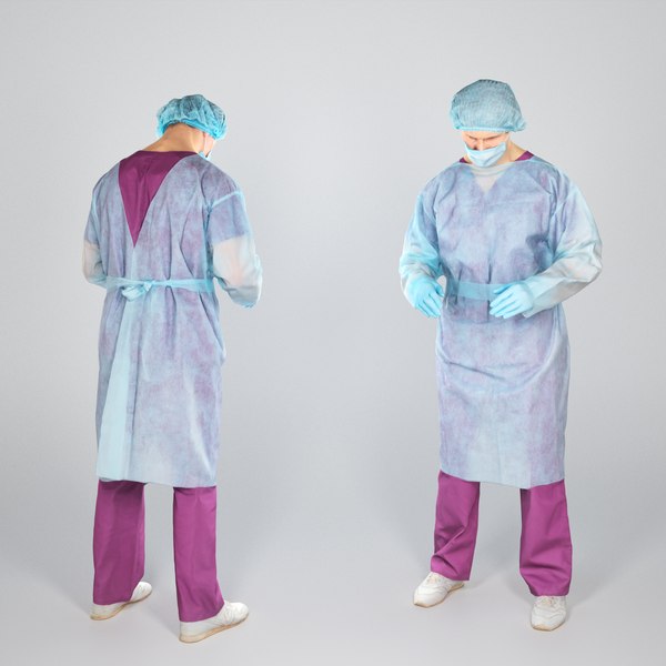 modelo 3d Médico cirujano experimentado que realiza una operación 88 ...