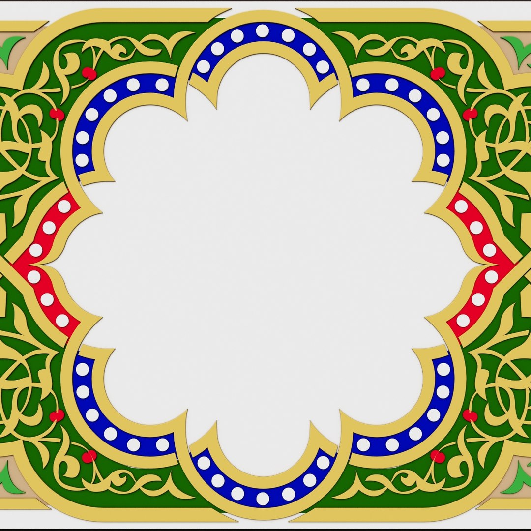 Arabesque Wall 3ds