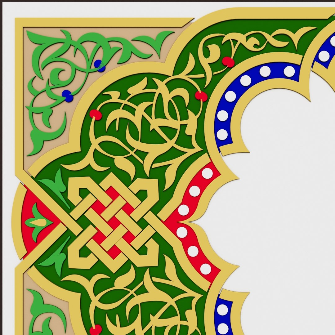 Arabesque Wall 3ds
