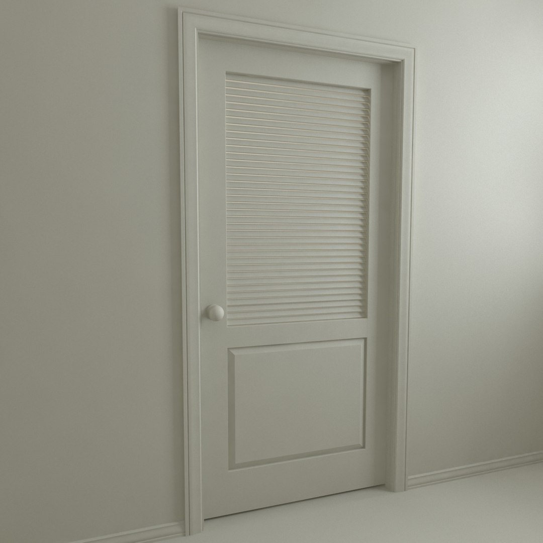 3d Interior Door - 2-panel