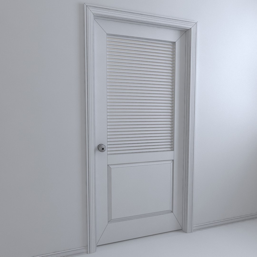 3d Interior Door - 2-panel