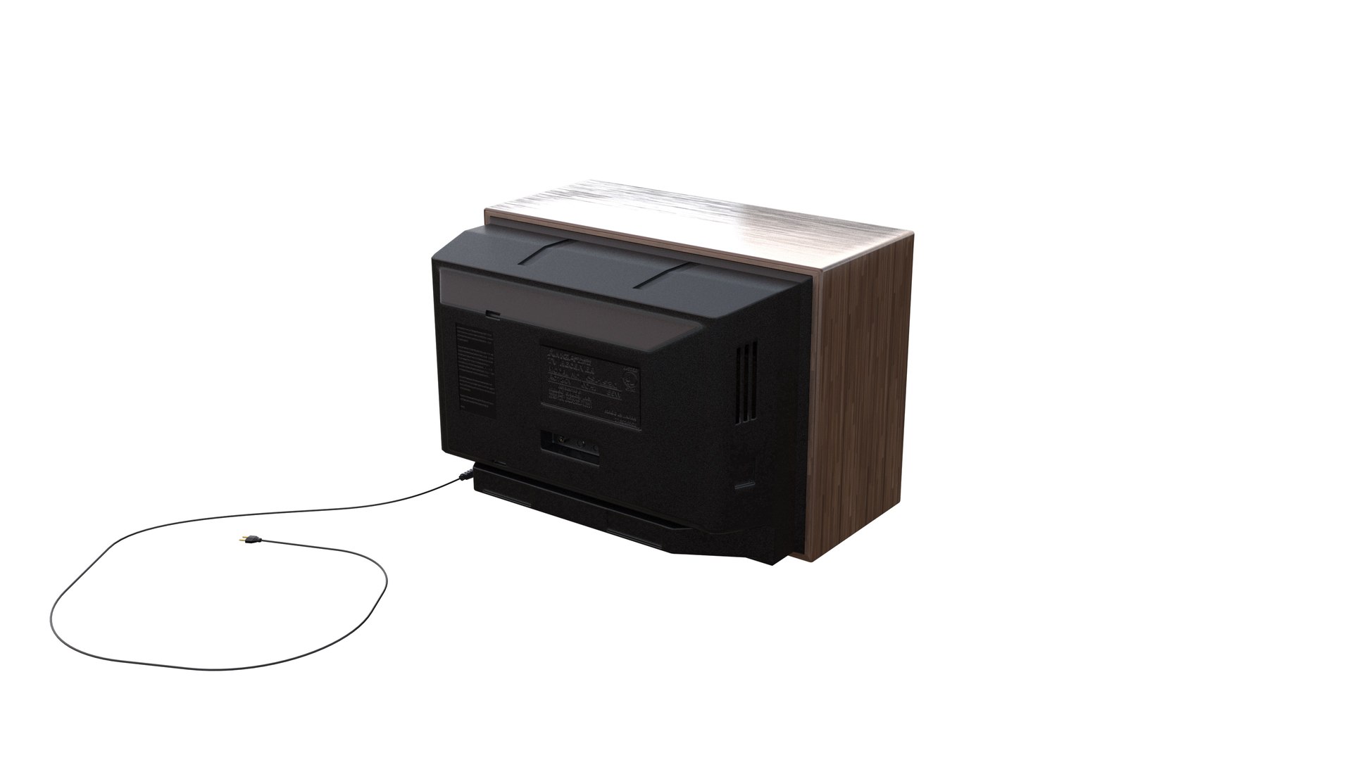 3D Vintage Tv Model - TurboSquid 2037186