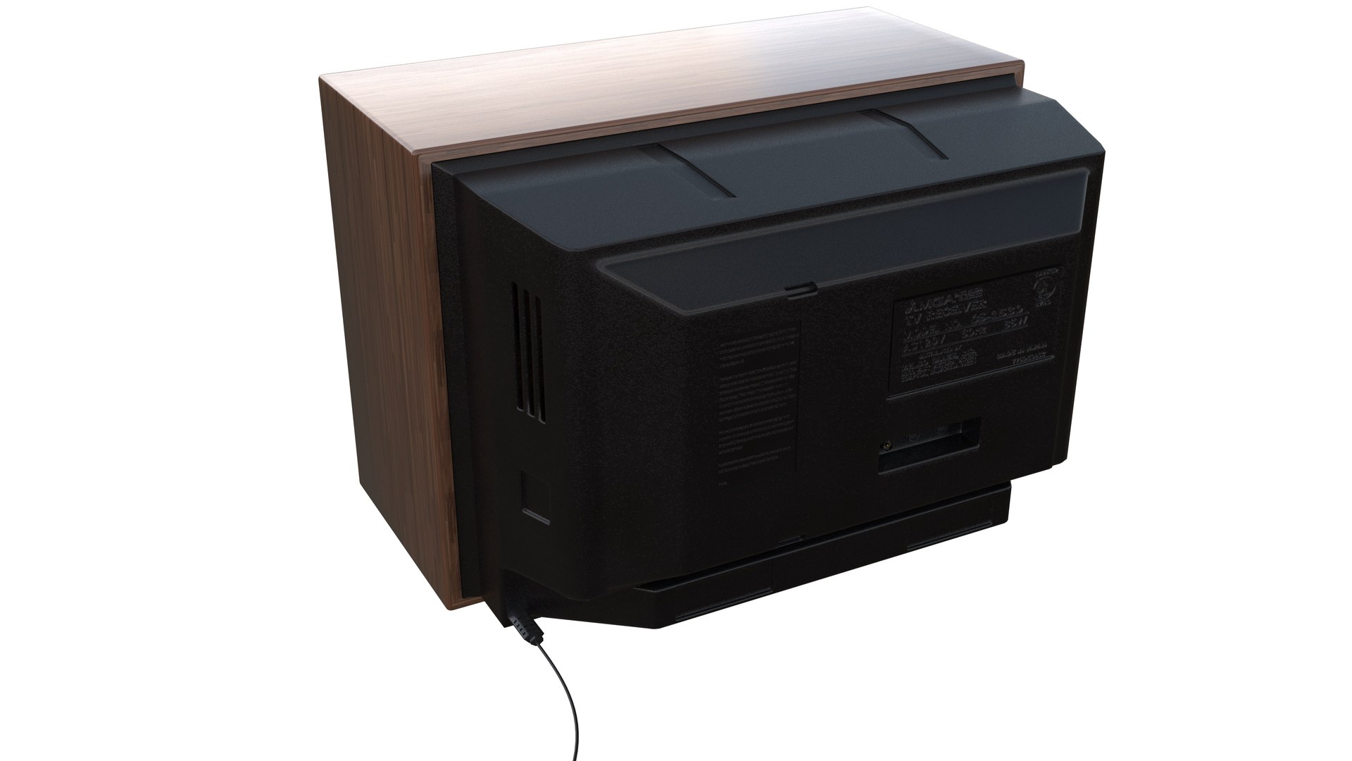 3D Vintage Tv Model - TurboSquid 2037186