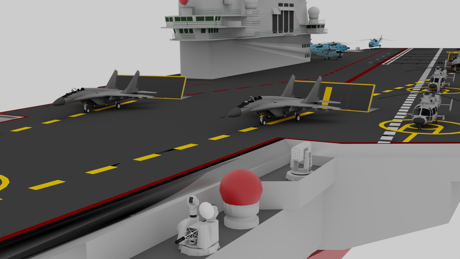 3D China CCP PLA Navy Aircraft Carrier Model - TurboSquid 1856975