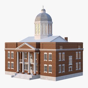 裁判所3Dモデルダウンロード用。TurboSquid