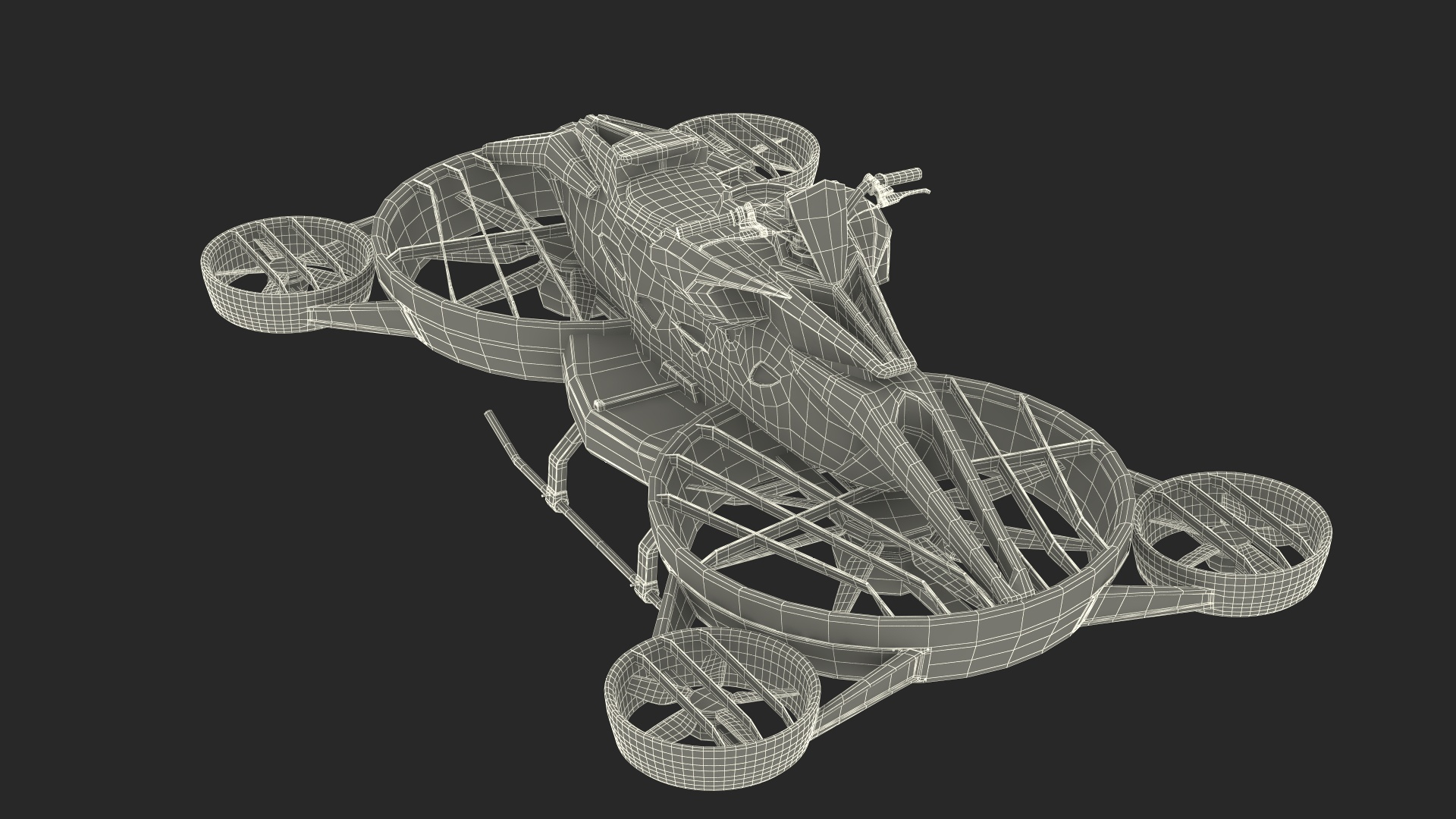 Black Hoverbike XTURISMO 3D Model - TurboSquid 2111433