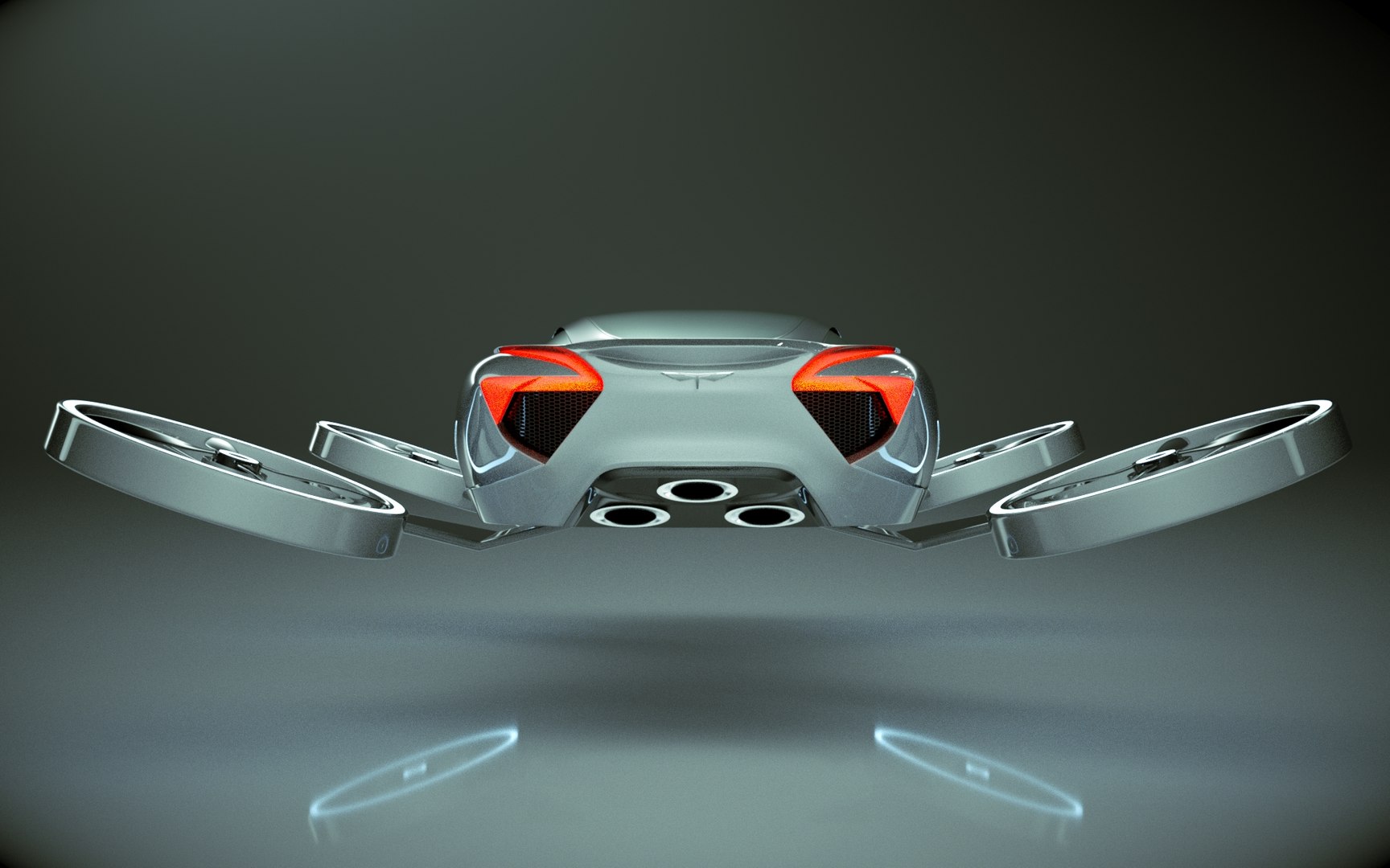 3D Car Copter Model - TurboSquid 1557915
