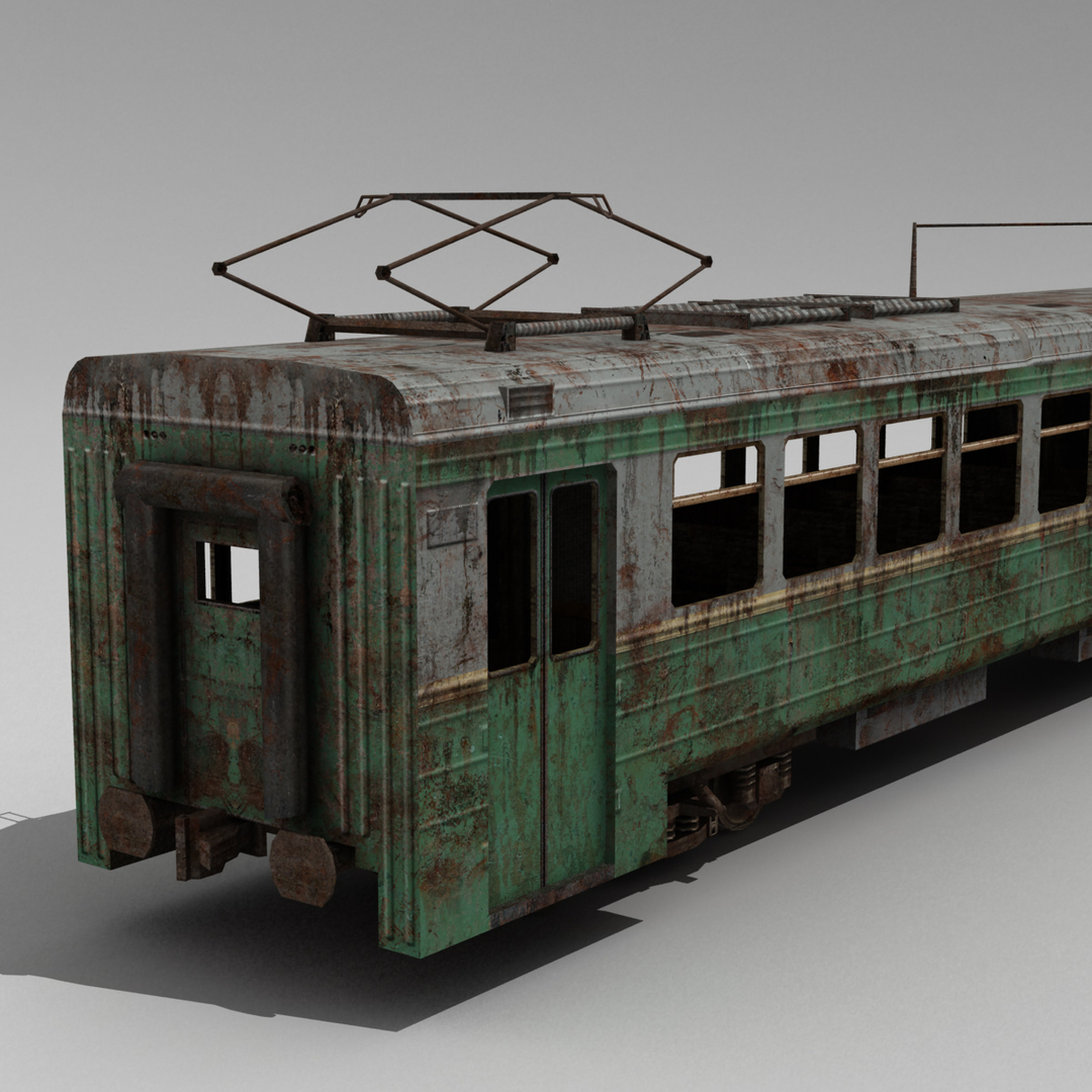 electric train 3d max