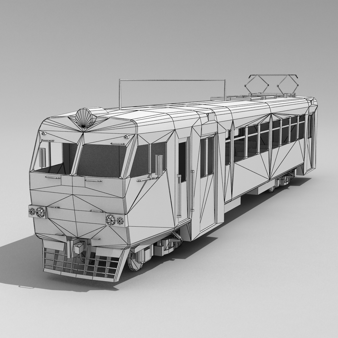 electric train 3d max