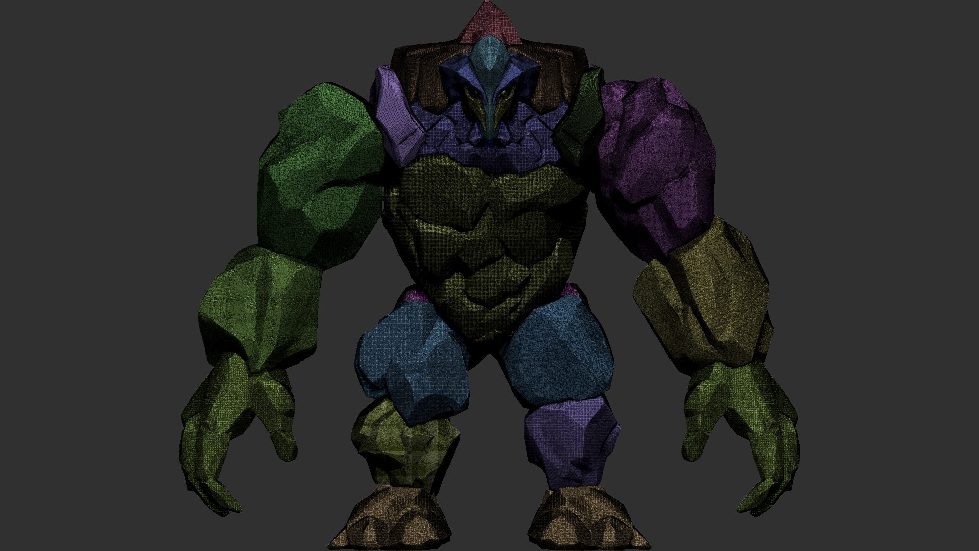 3D Stone Monster Zbrush Sculpt 3D - TurboSquid 1896761