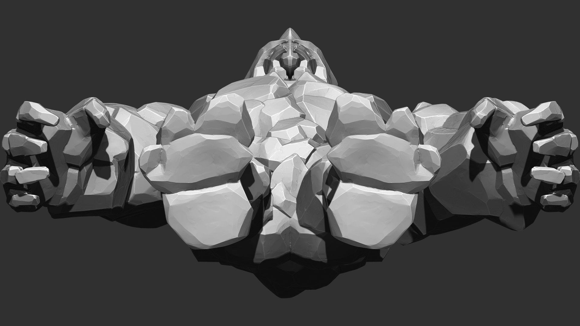 3D Stone Monster Zbrush Sculpt 3D - TurboSquid 1896761