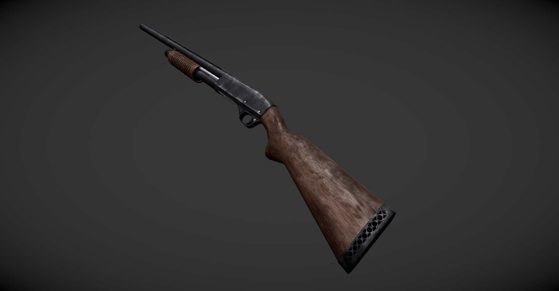Russian Shotgun Mp-133 3d Model