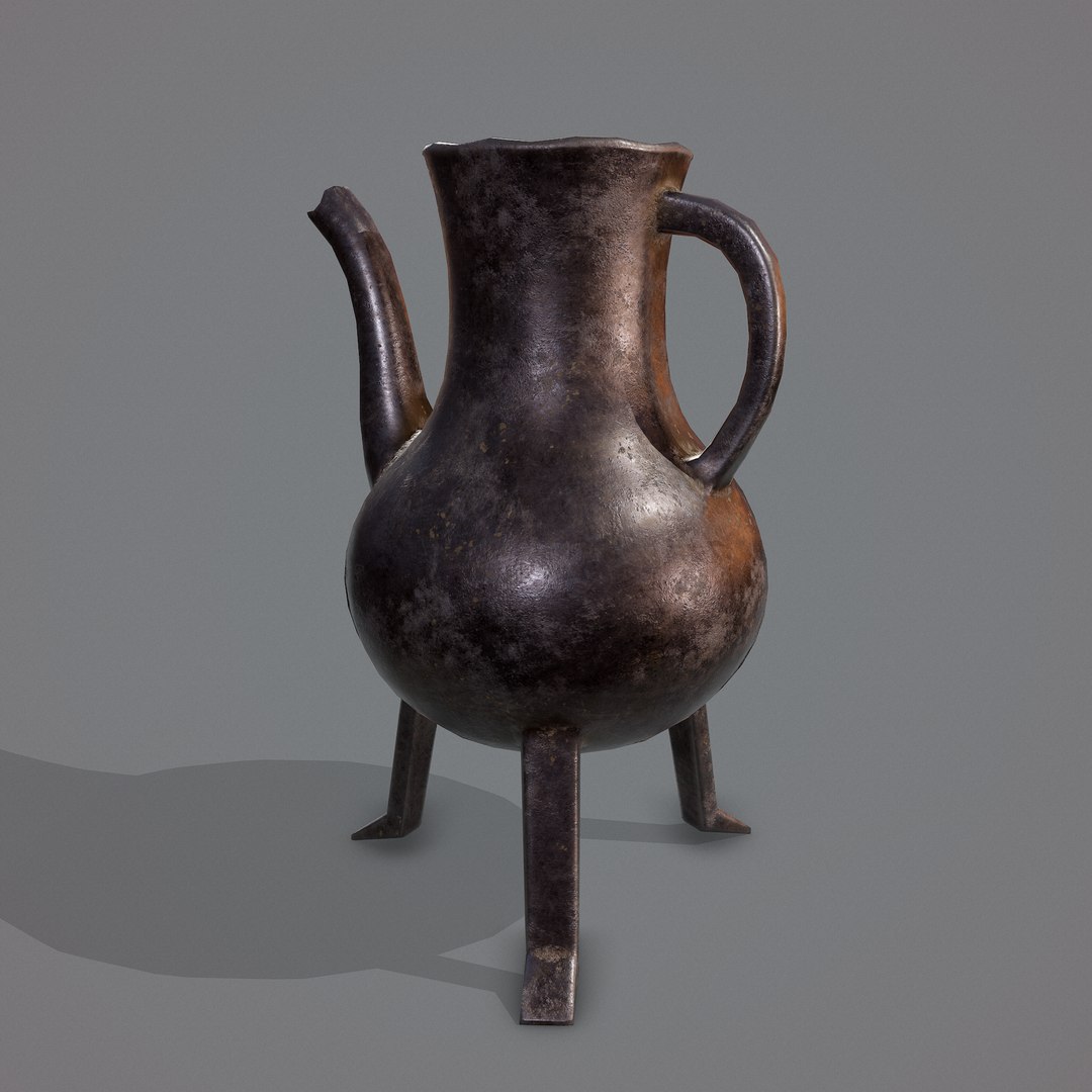 Medieval style serving pitcher 3D model - TurboSquid 1536302