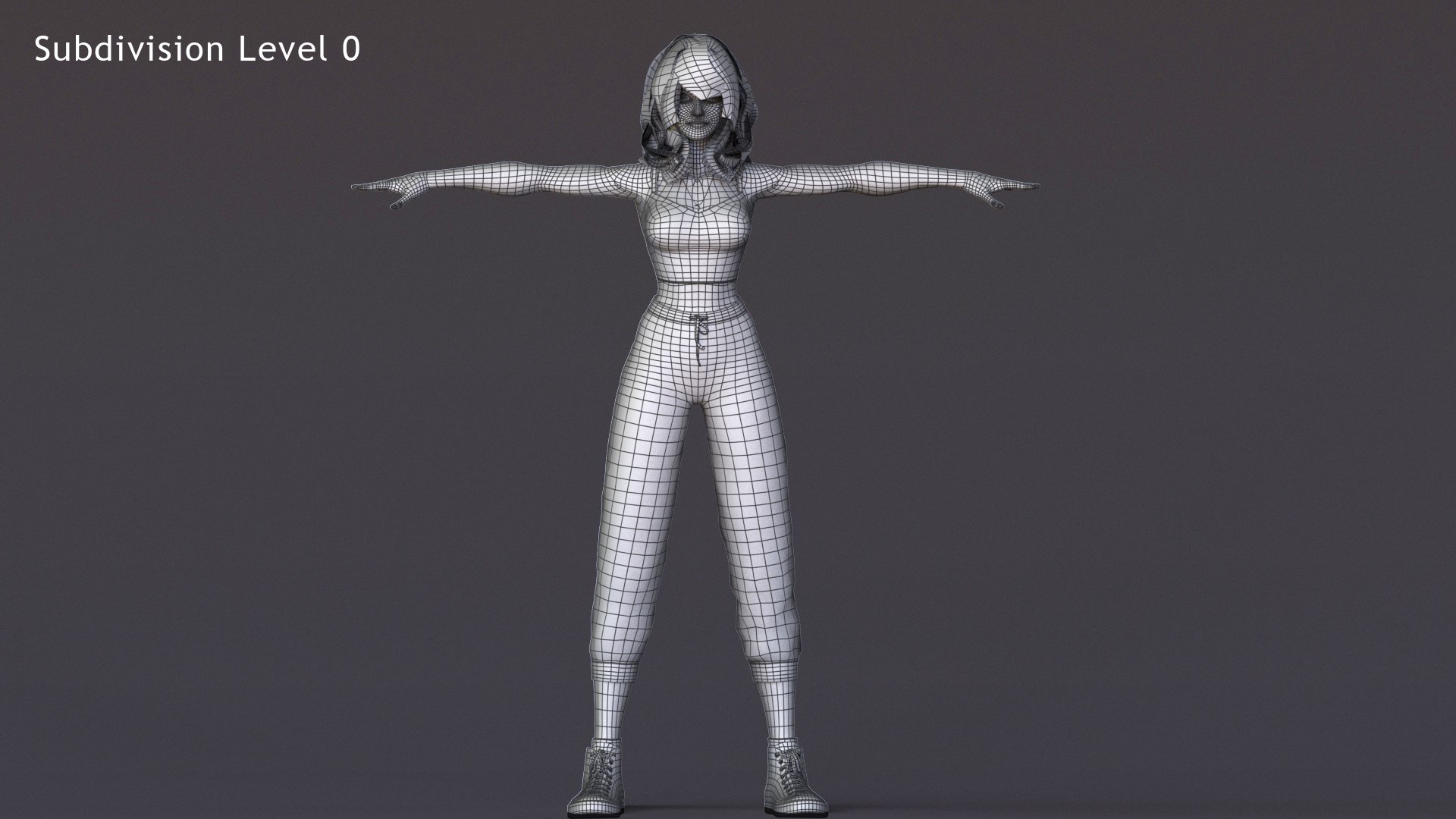 Angela Cartoon Girl 3D model - TurboSquid 1839873