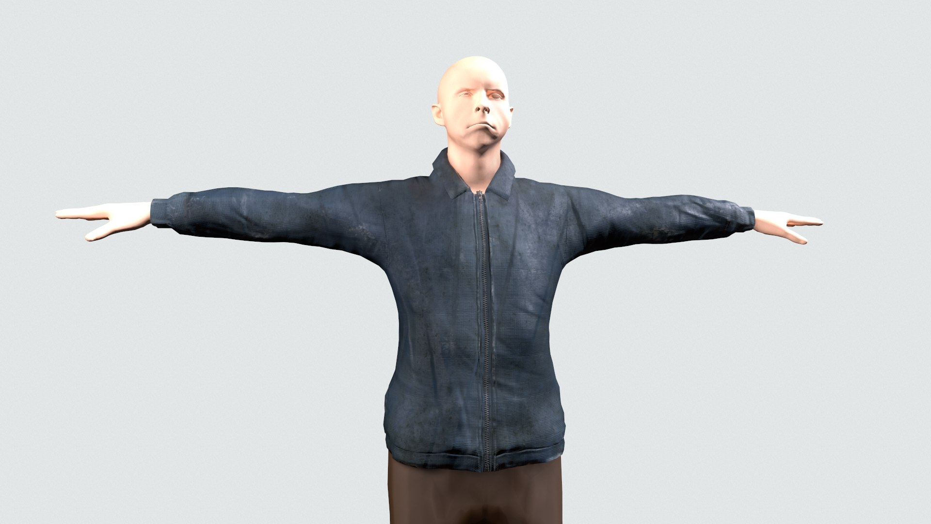 Dirty jacket 3D model - TurboSquid 1465862