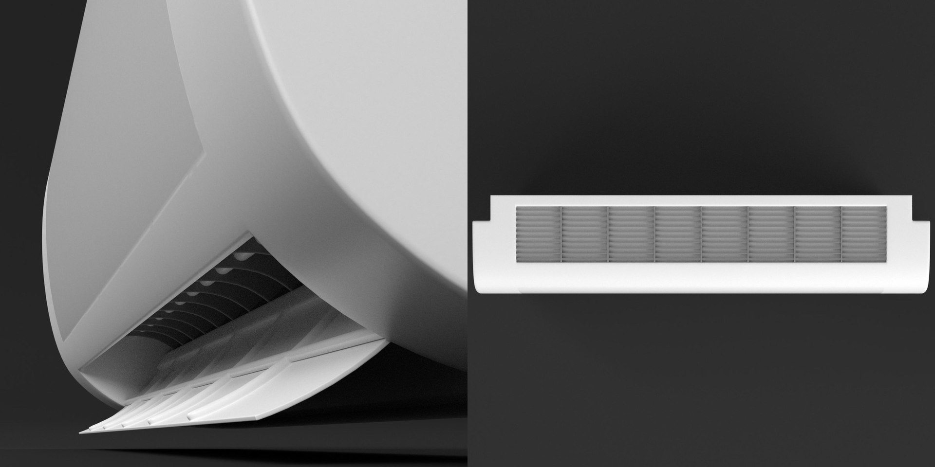 Air Conditioner Internal Unit 3D Model - TurboSquid 1986045