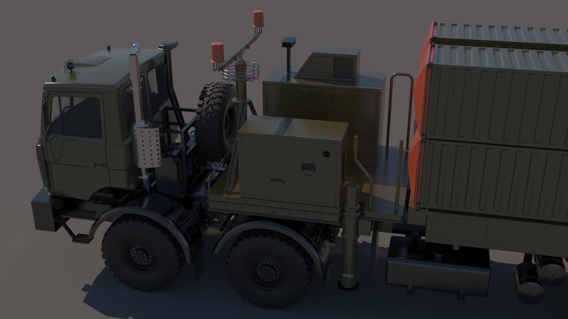 Missile volat mzkt-7401 chassis 3D - TurboSquid 1646362