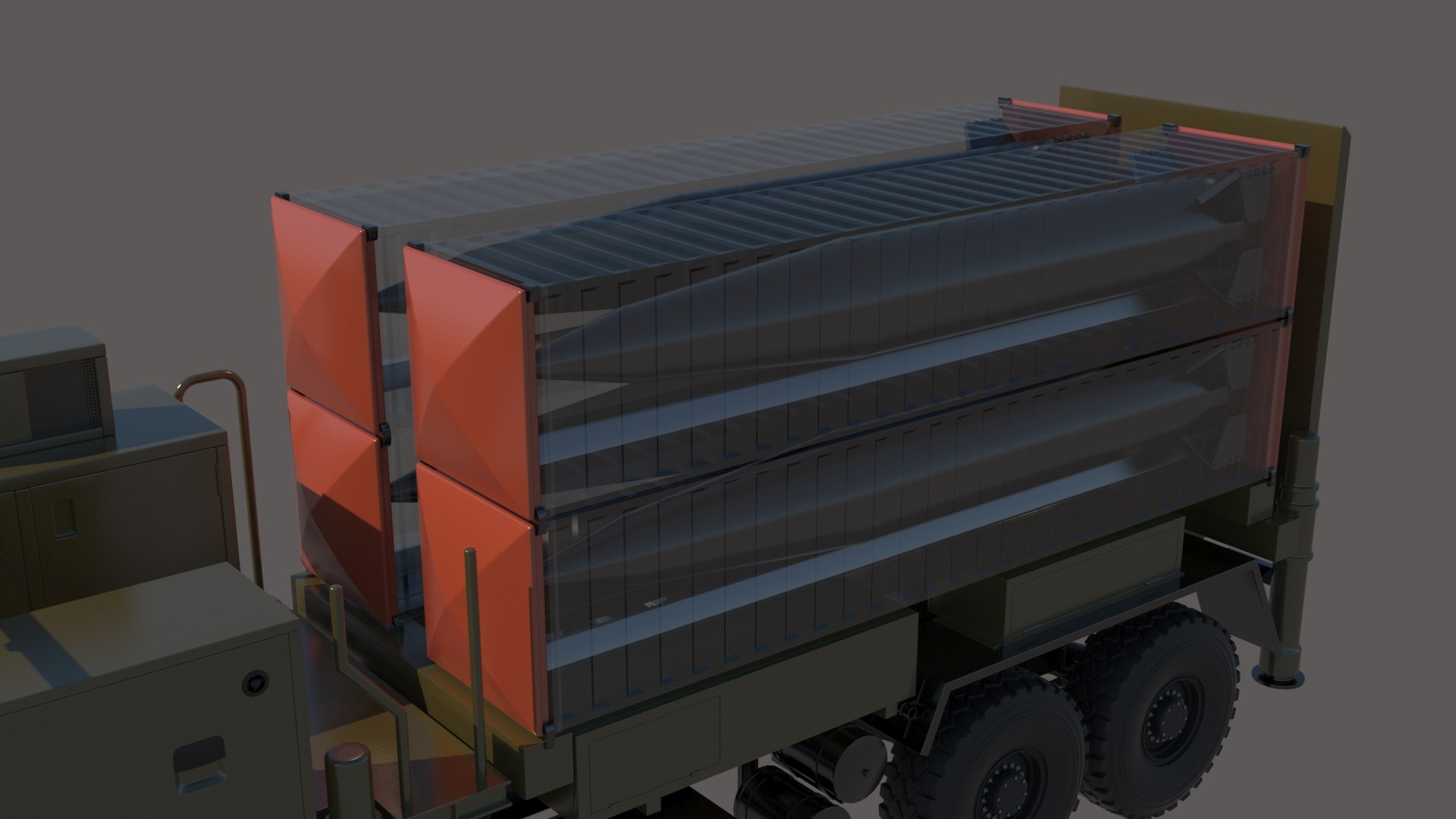 Missile volat mzkt-7401 chassis 3D - TurboSquid 1646362