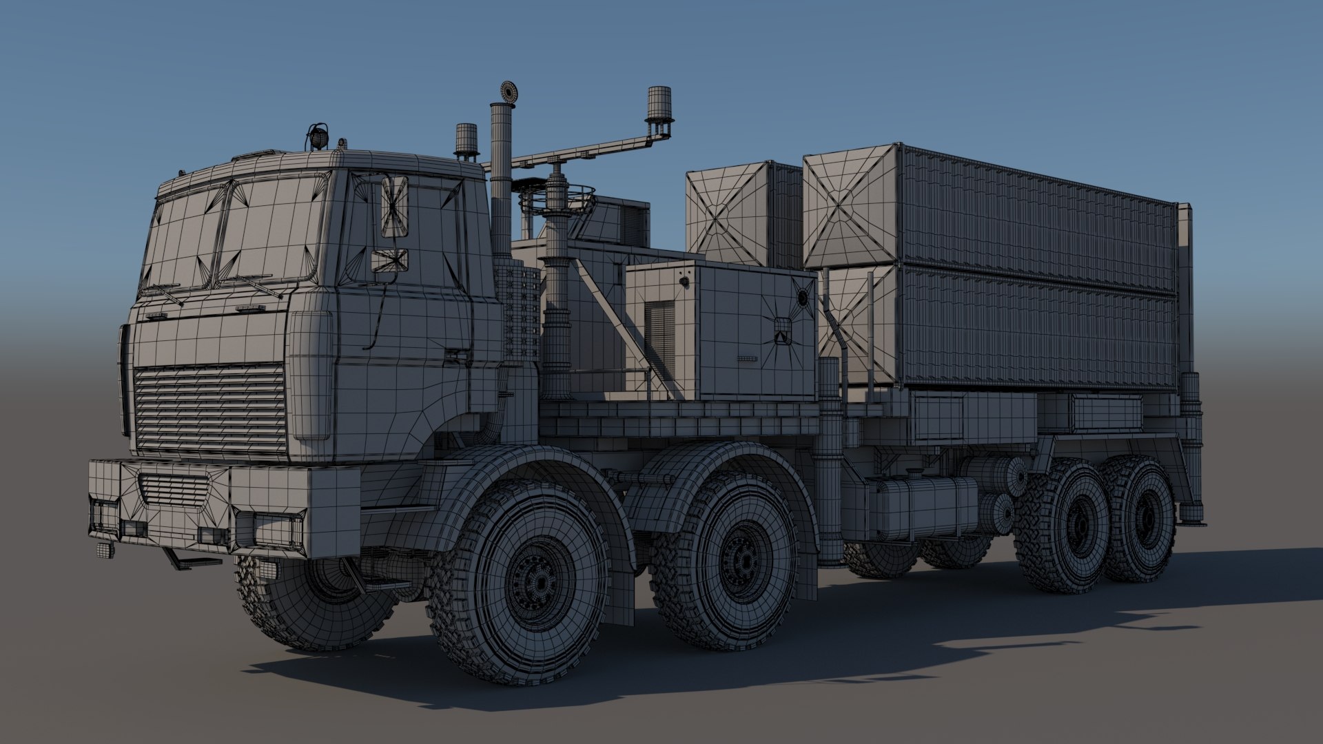 Missile volat mzkt-7401 chassis 3D - TurboSquid 1646362