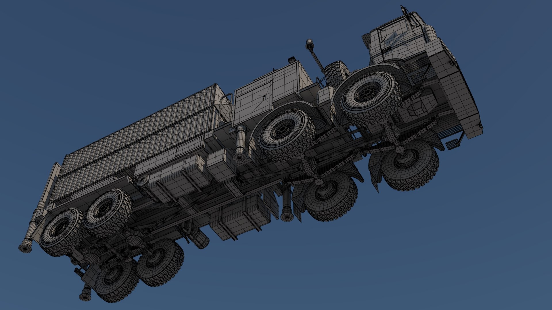 Missile volat mzkt-7401 chassis 3D - TurboSquid 1646362