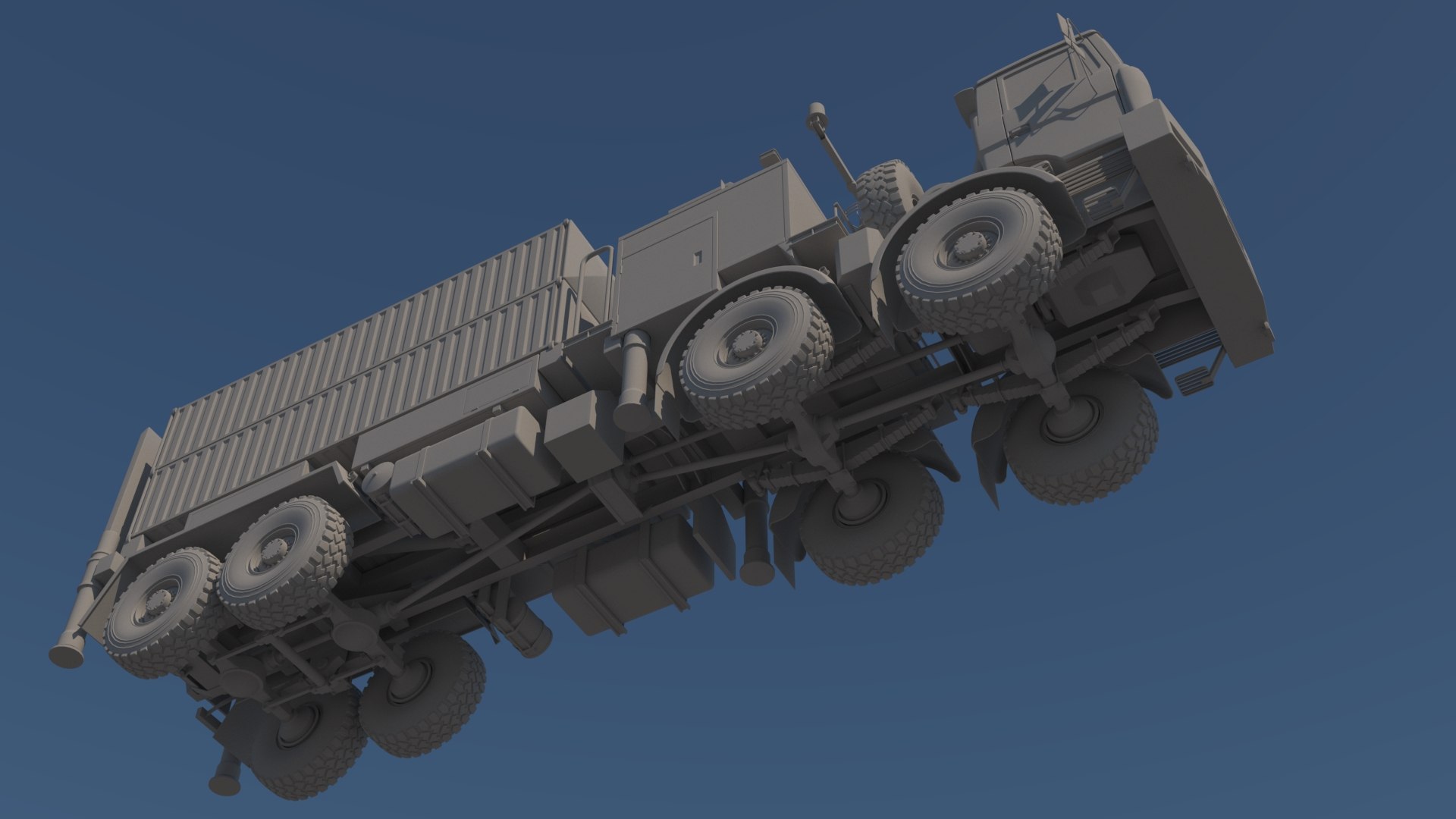 Missile volat mzkt-7401 chassis 3D - TurboSquid 1646362